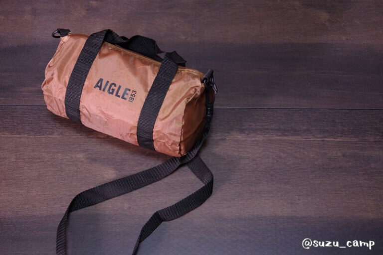 【レビュー】BE-PAL 2024年10月号 AIGLE（エーグル）『2WAYはっ水MINIボストン』【過去付録との比較と使い方検討】 | 僕がキャンプを始めたワケ